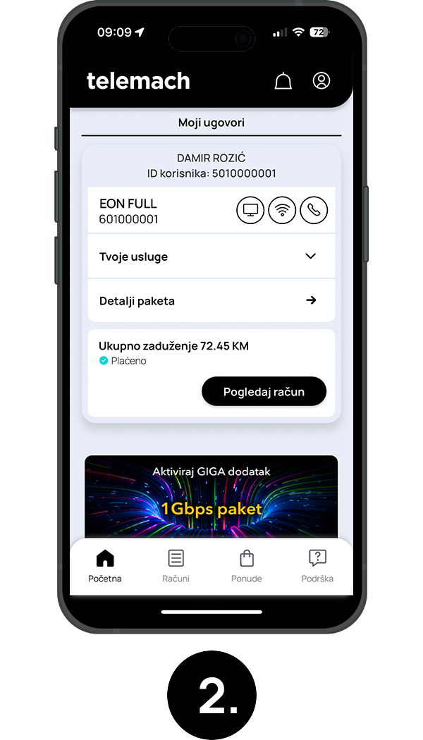Telemach aplikacija - Sve na jednom mjestu, EON | Telemach BH